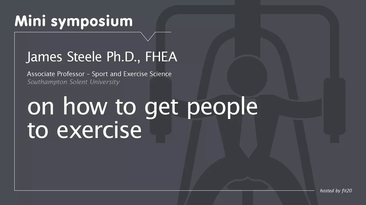 fit20 News USA | Mini symposium James Steele part 01